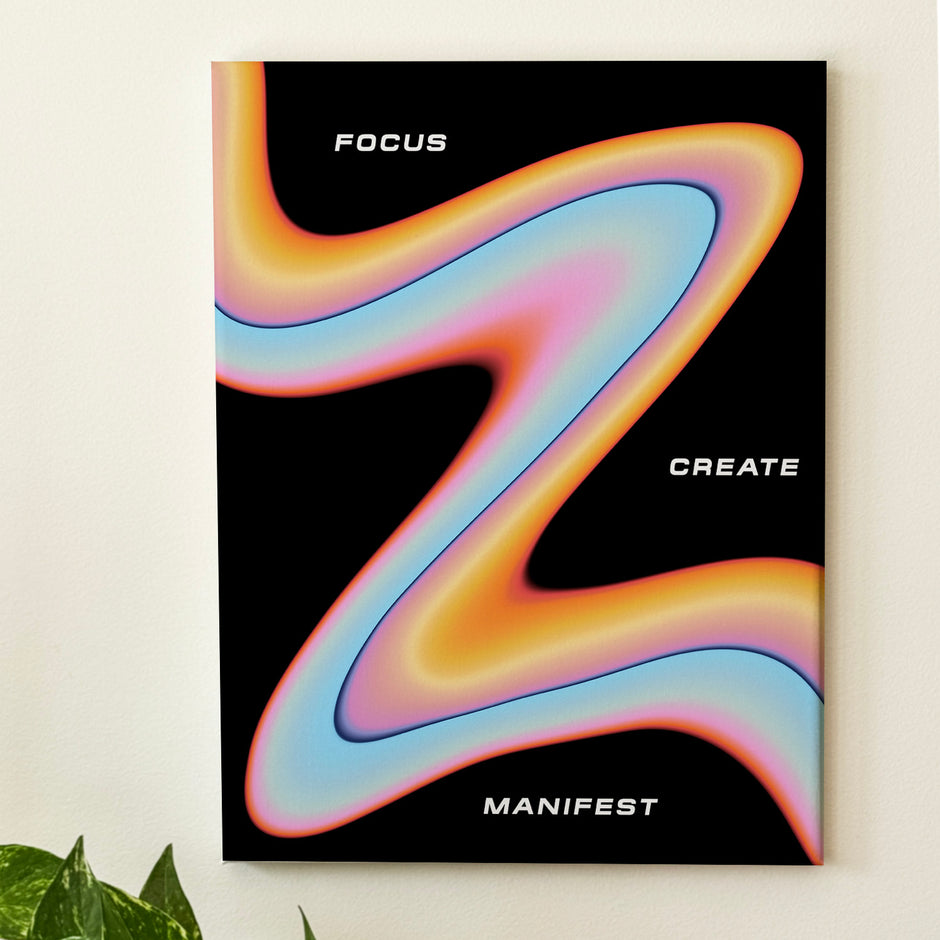 Positive affirmation Wall Art - Canvas, Home Decor, Art print – Golden ...
